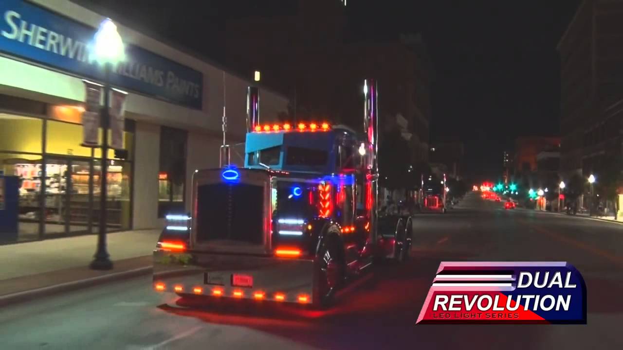 Dual Revolution LED Lights, 2 colors in 1 light - YouTube