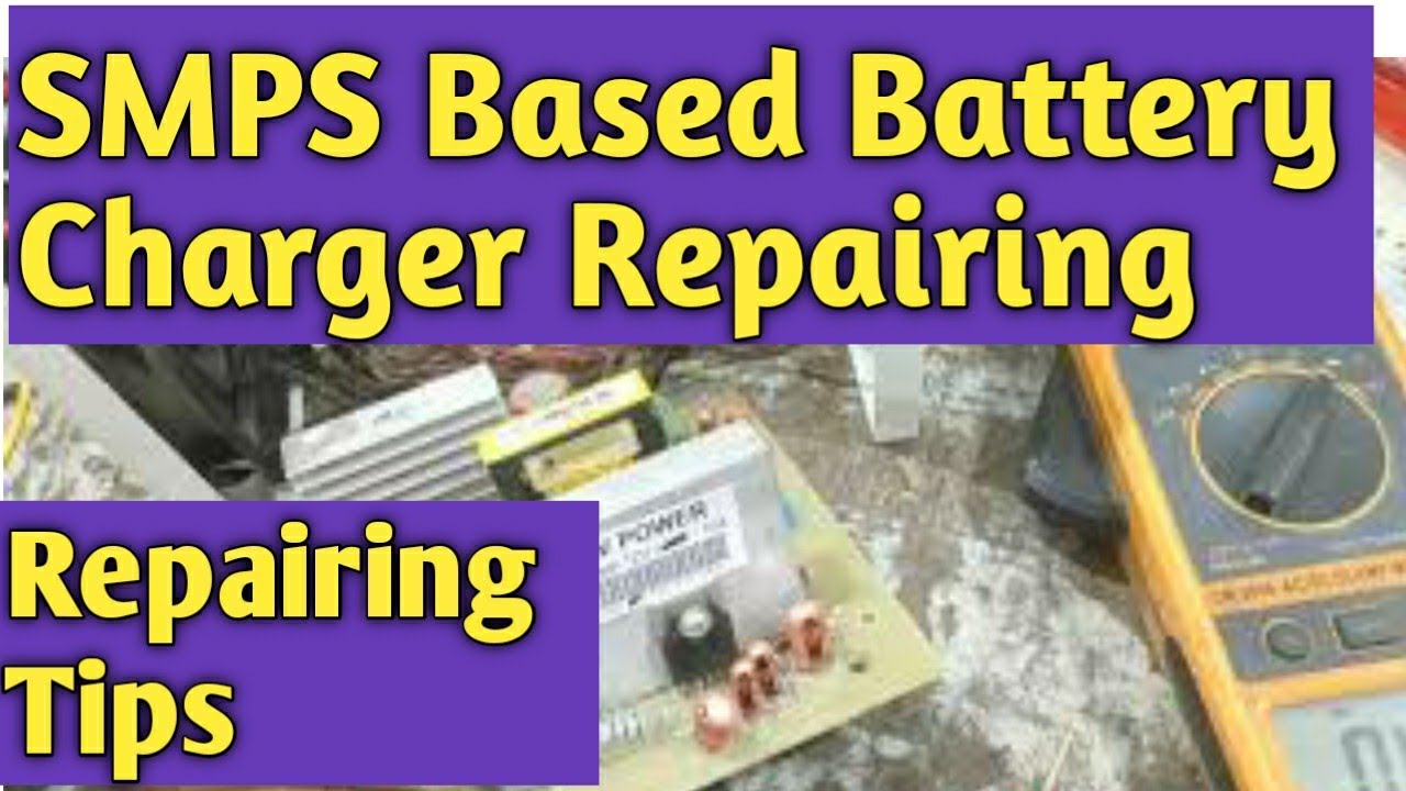 SMPS Battery Charger Repairing - YouTube