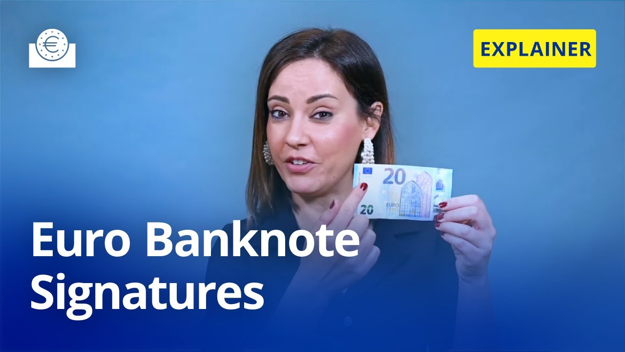 The ECB Explains: euro banknote signatures - YouTube