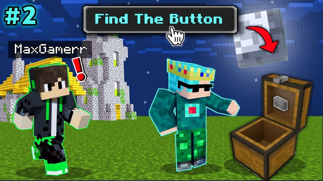 Minecraft Find The Button Challenge Part #2 | minecraft | minecraft challenges - YouTube