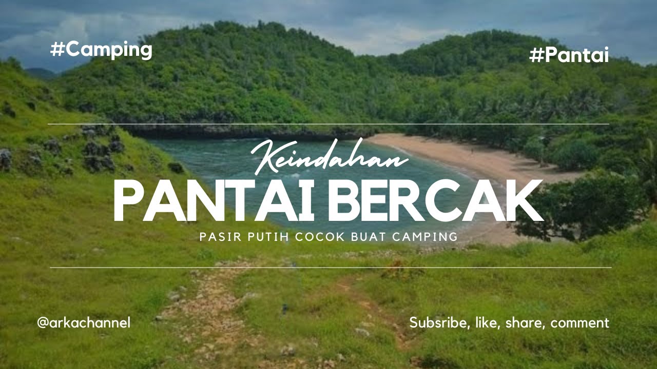 Pantai Bercak Pacitan ‼ Pantai berpasir putih yang belum banyak ...