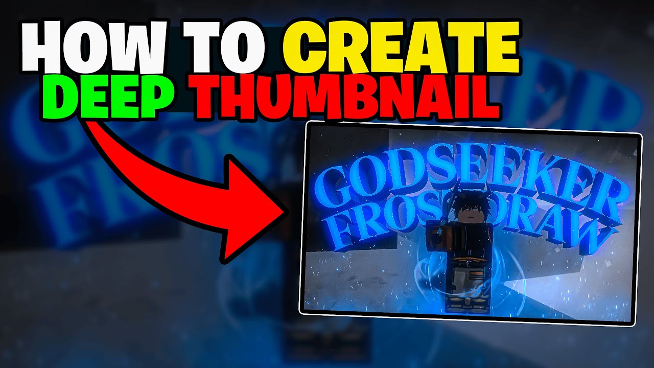 How To Create A Deepwoken Thumbnail - YouTube