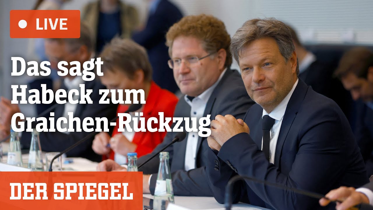 Livestream: Wirtschaftsminister Habeck zum Rückzug von Staatssekretär ...