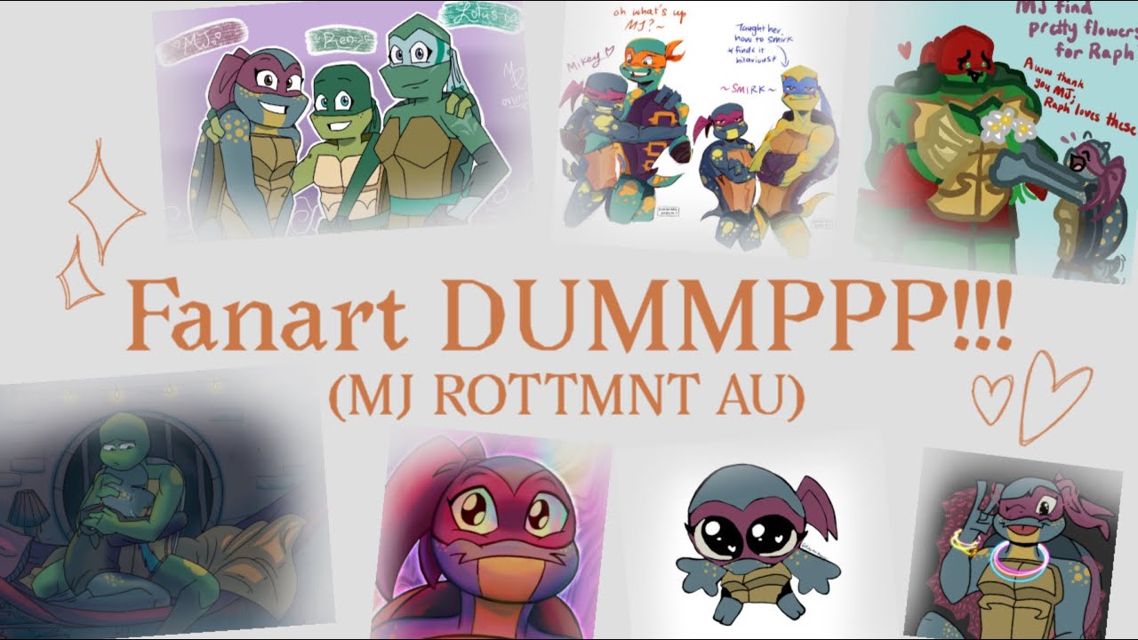 MJ ROTTMNT AU Fanart Dump!! 🐢 ️ #mjrottmntcomicau - YouTube