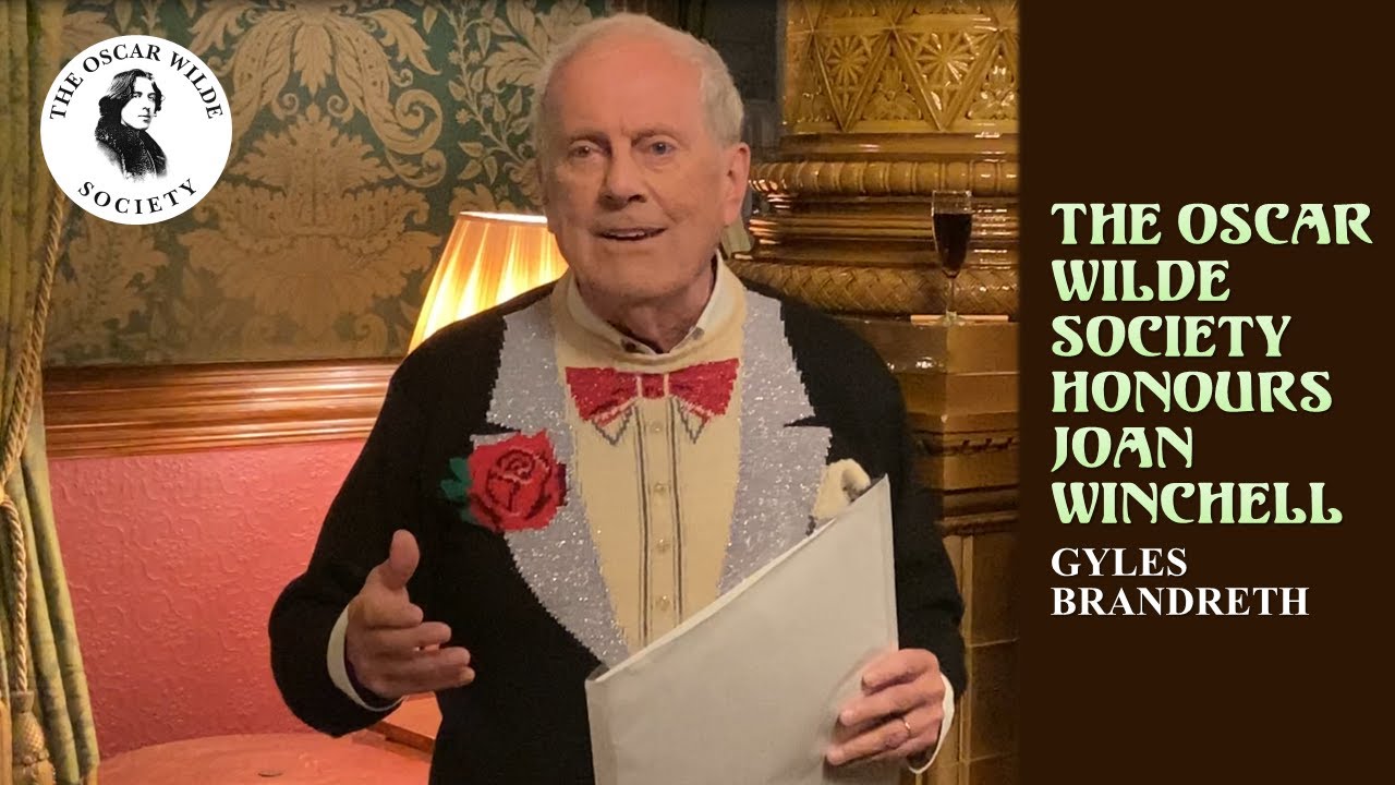 Honouring Joan Winchell - Gyles Brandreth and the Oscar Wilde Society ...