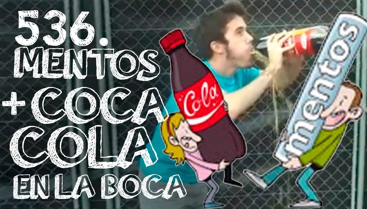 Coca Cola Y Mentos En La Boca Coca Cola