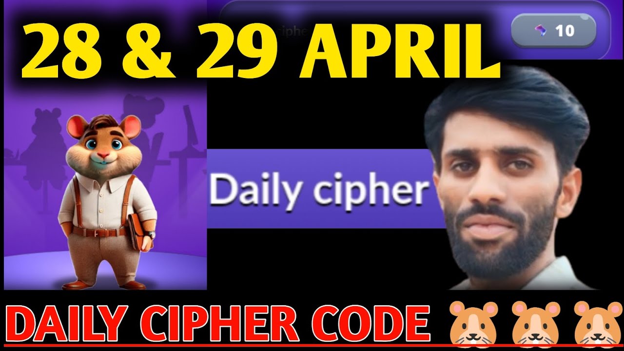 28 APRIL Hamster Kombat Gamedev Heroes Daily Cipher code 28 APRIL| Today CIPHER codes | cipher ...