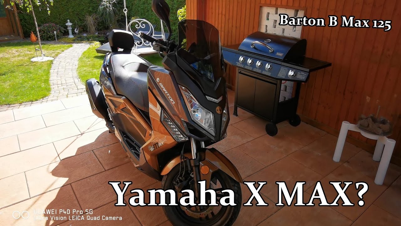 Barton B MAX 125 Automatic 2020 Like Yamaha X MAX?- | Motor Matic ...