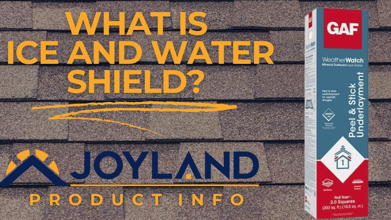 What is Ice and Water Shield? - YouTube