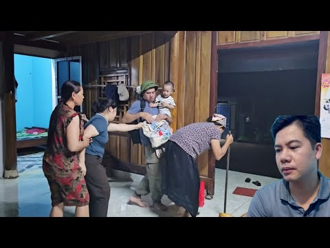 The son-in-law was determined to take his mother and nephew out of the house at night
