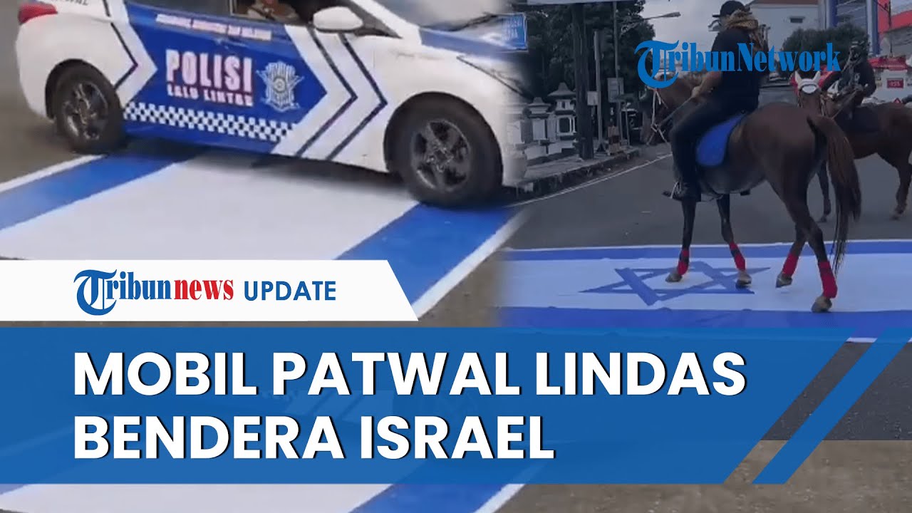 Video Mobil Patwal Polisi Lindas Bendera Israel di Banjarnegara Tuai ...