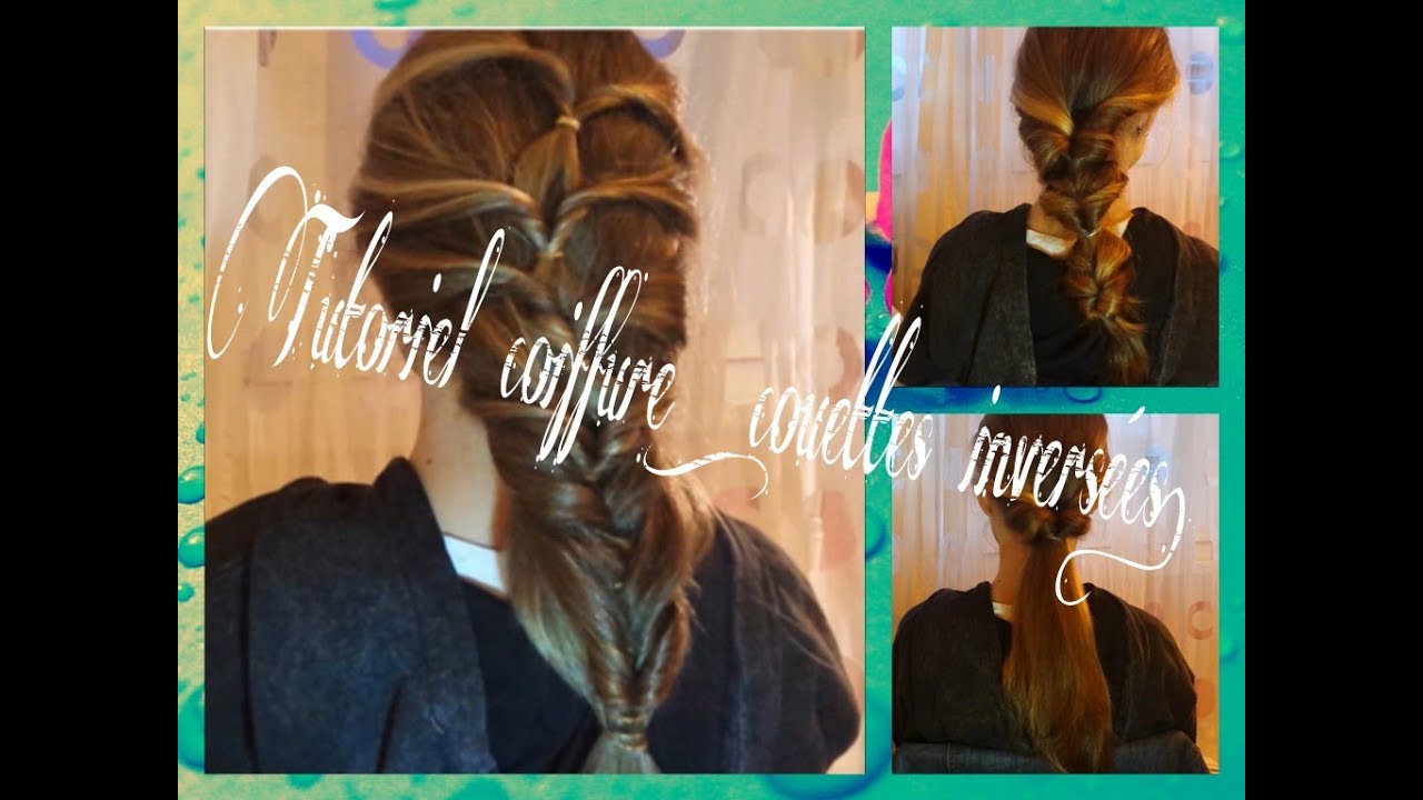 Tuto coiffure n°2 : Idées de coiffures avec la couette inversée. - YouTube