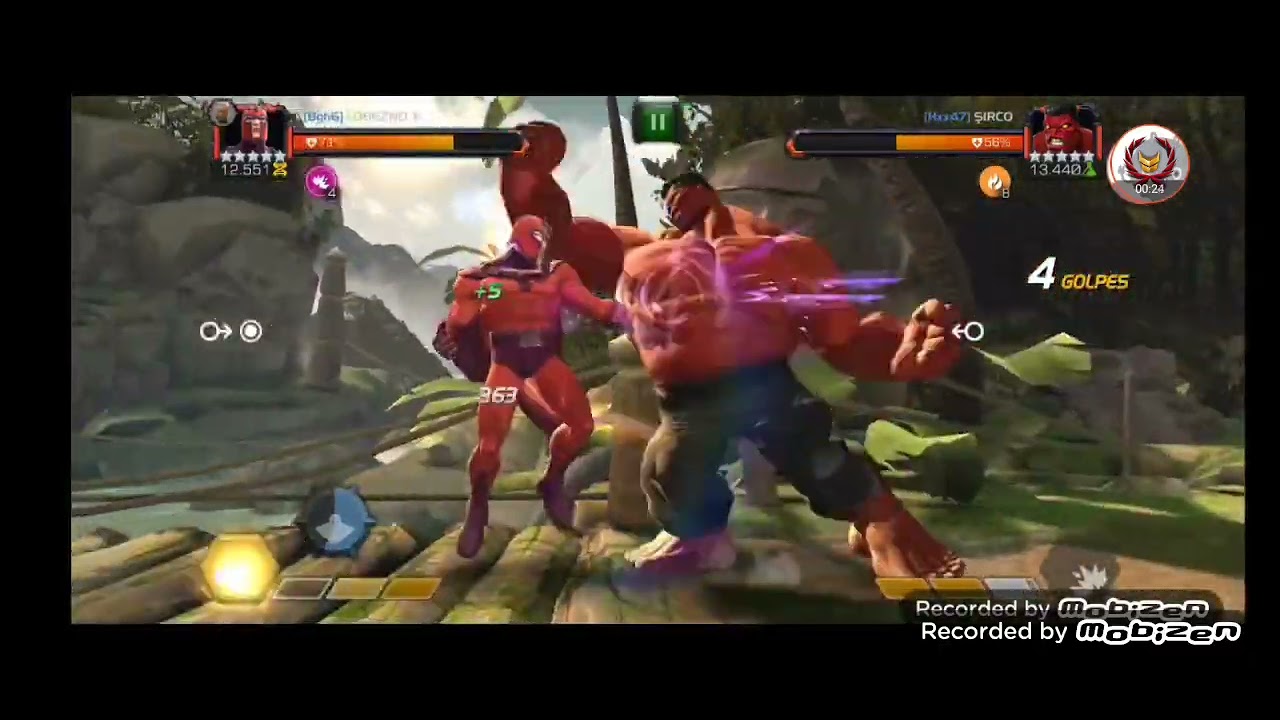 Mcoc. Magneto vs. red Hulk. - YouTube
