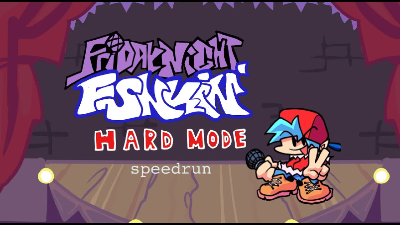 FNF speedrun on hard mode (updated) - YouTube