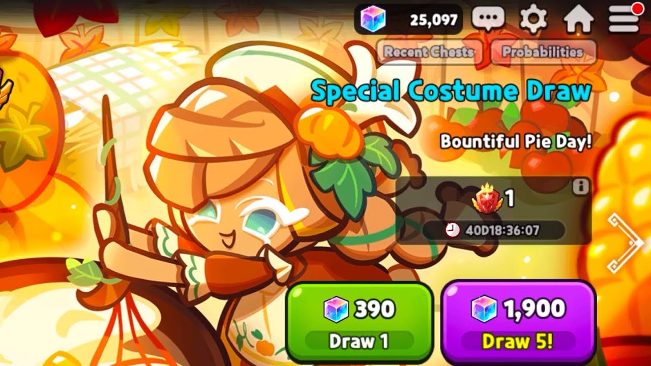 Everything Pie Special Costume Gacha | Cookie Run Ovenbreak - YouTube