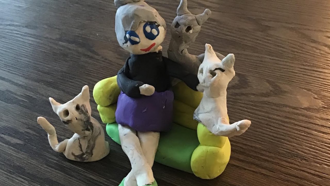 Cat 🐱 Lady Claymation! - YouTube