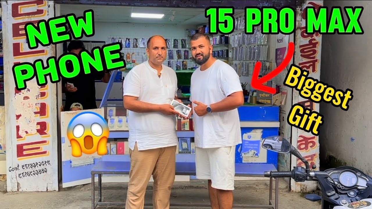 Finally naya phone ayo 😱15 pro max 🥹#phone #unboxing #newmobile - YouTube