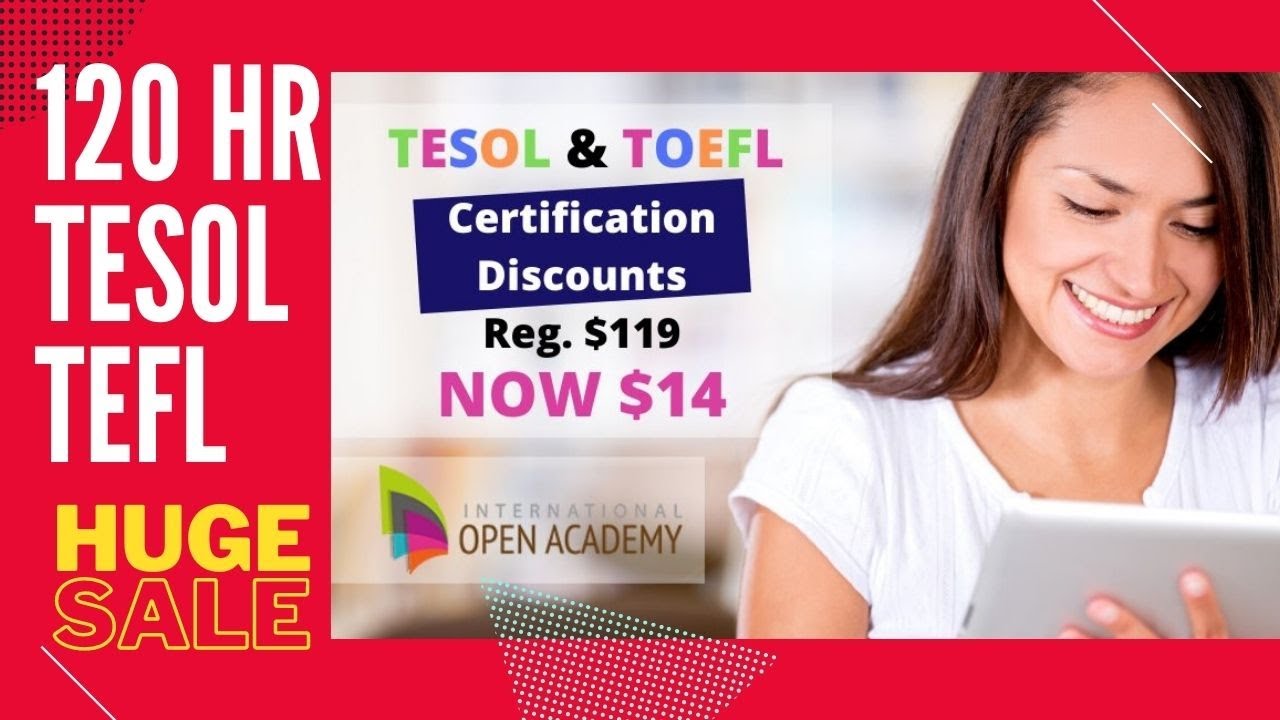 HOW TO GET 120-HR TESOL CERTIFICATE - YouTube