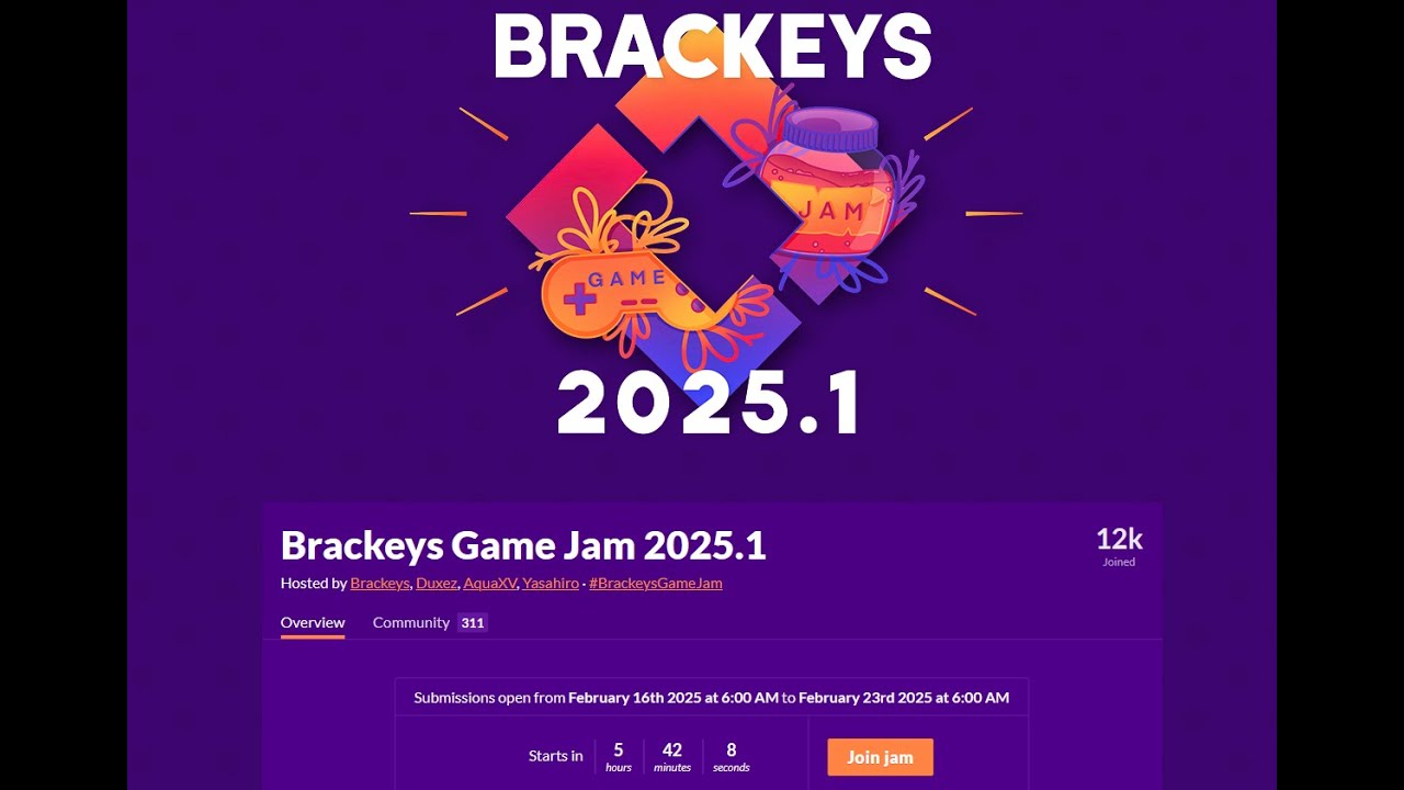 Brackeys Game Jam in 4 HOURS! Are you exited?! - YouTube