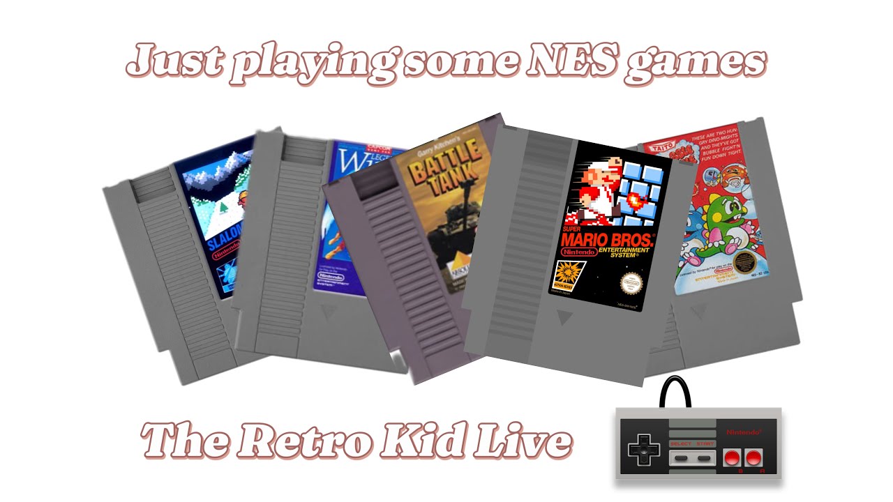 Playing NES games live | The Retro Kid - YouTube