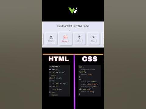 Make an easy peesy neumorphic buttons on CSS. #css #html #javascript #programmer #shorts - YouTube