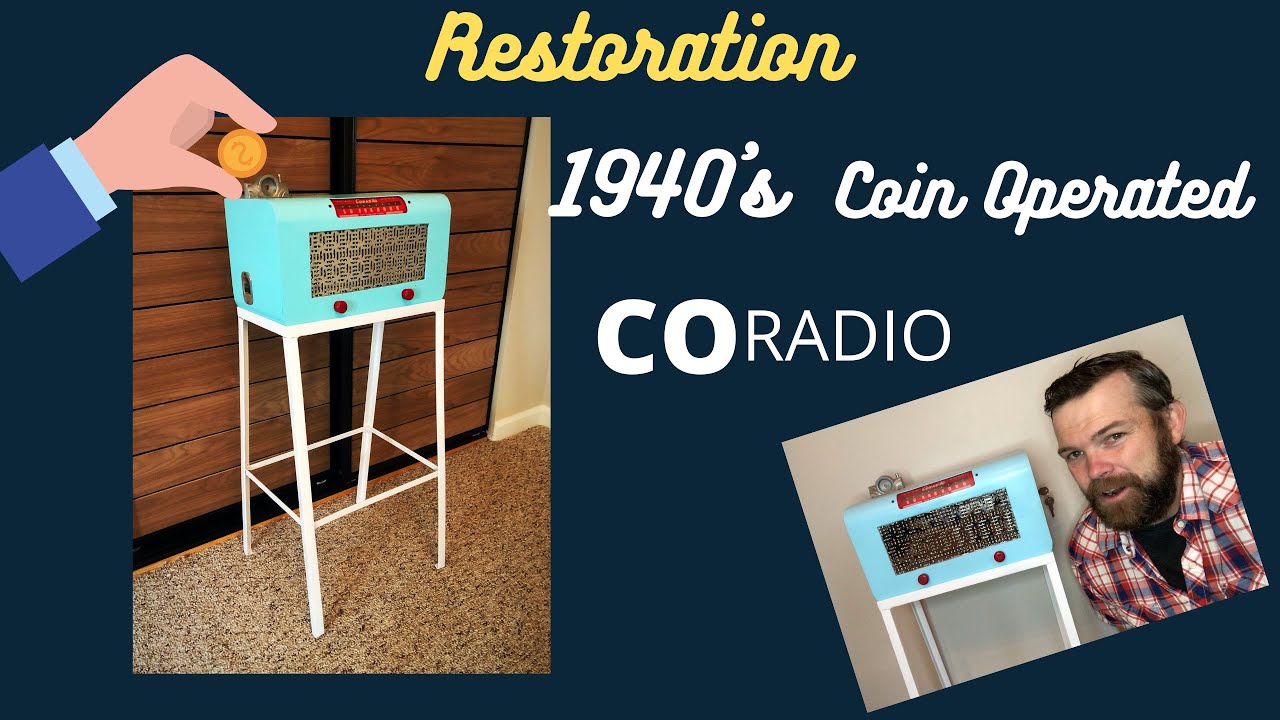 1940's Coin Operated antique radio - YouTube