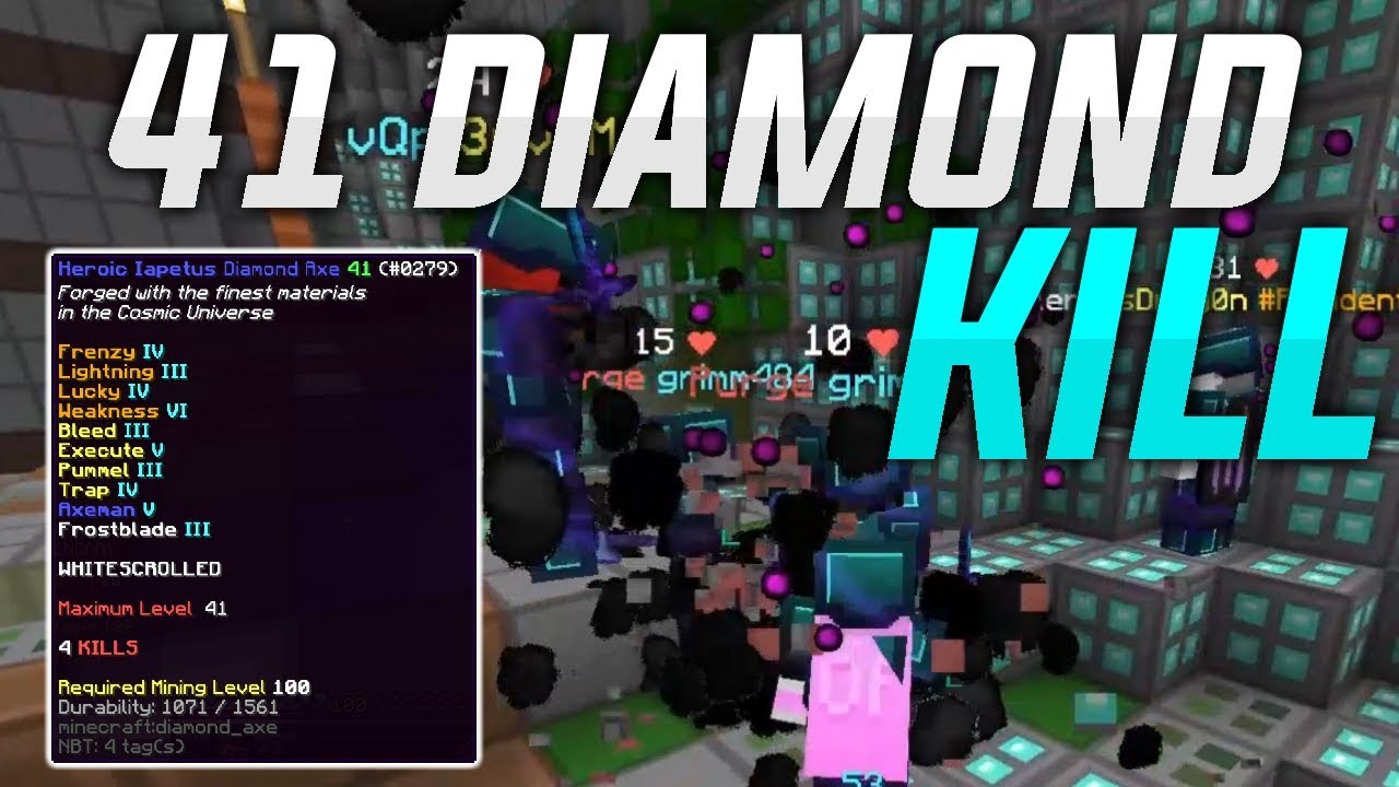 41 DIAMOND GOD SET KILL | Cosmic Prisons - YouTube