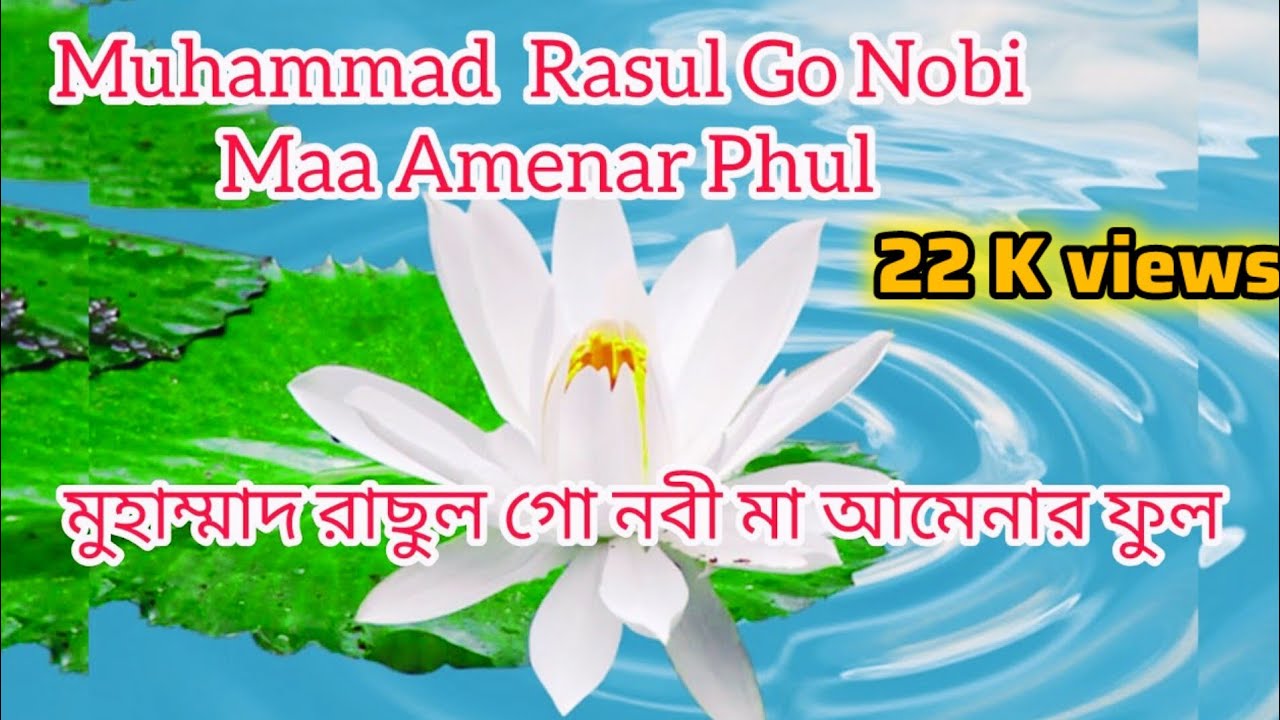 Muhammad Rasul Go Nabi Maa Amenar Phool | Islamic gojol|Muhammad Rasul# ...