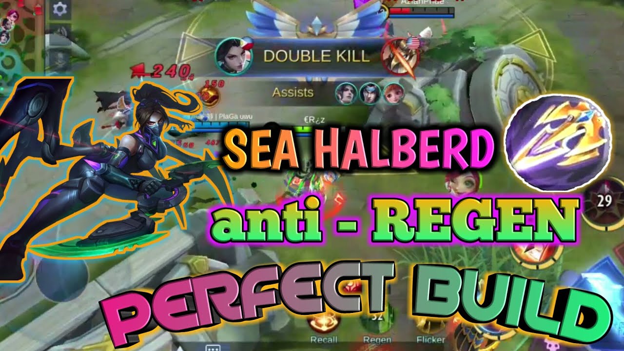 SEA HALBERD/Anti Regeneration - Perfect build for High regeneration ...
