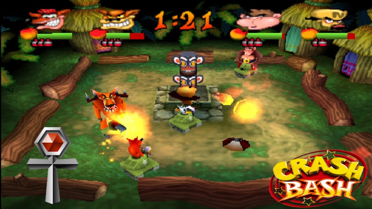 Crash Bash (PSX) al 200% | Reliquia platino 22 | #138 Jungle Fox. - YouTube