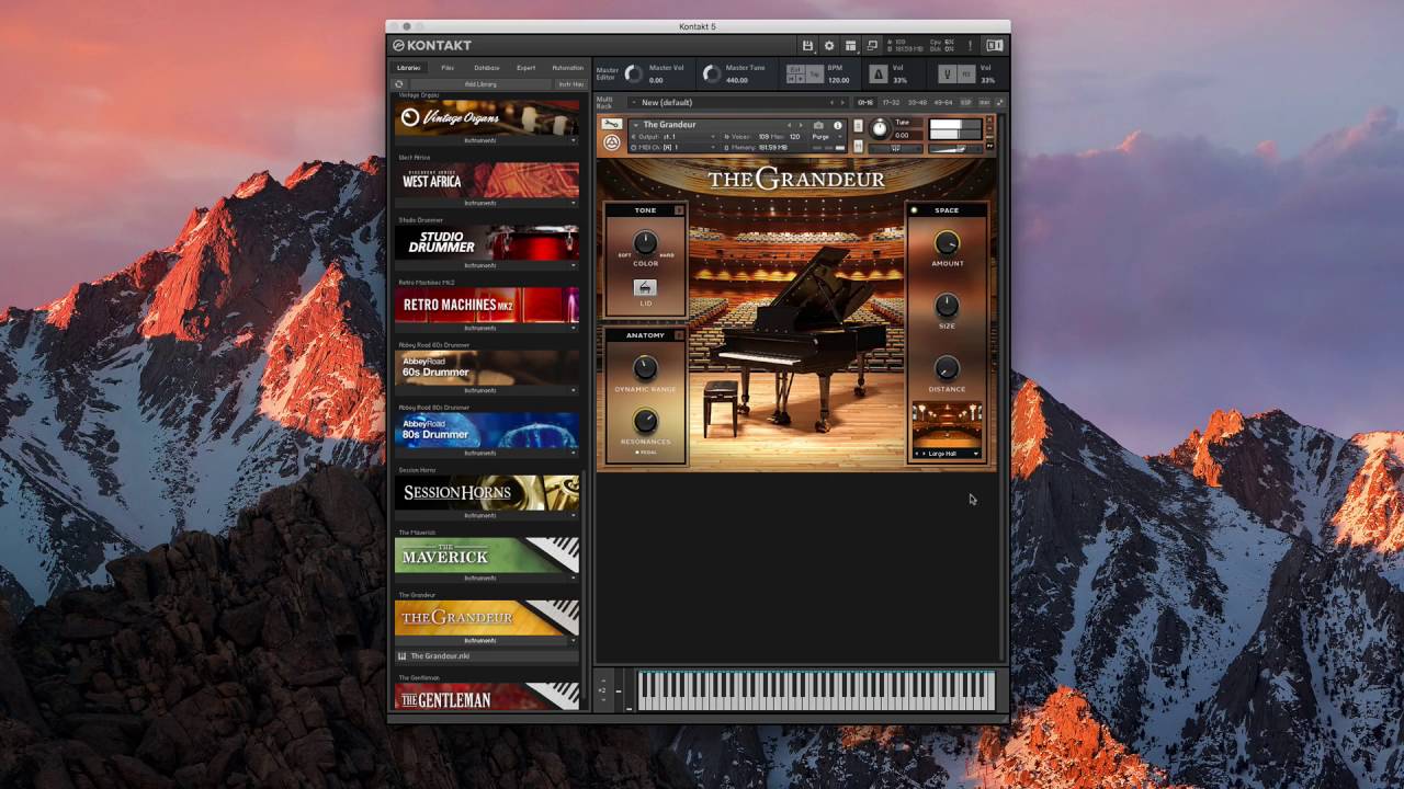Effects of The Grandeur by Native Instruments - YouTube
