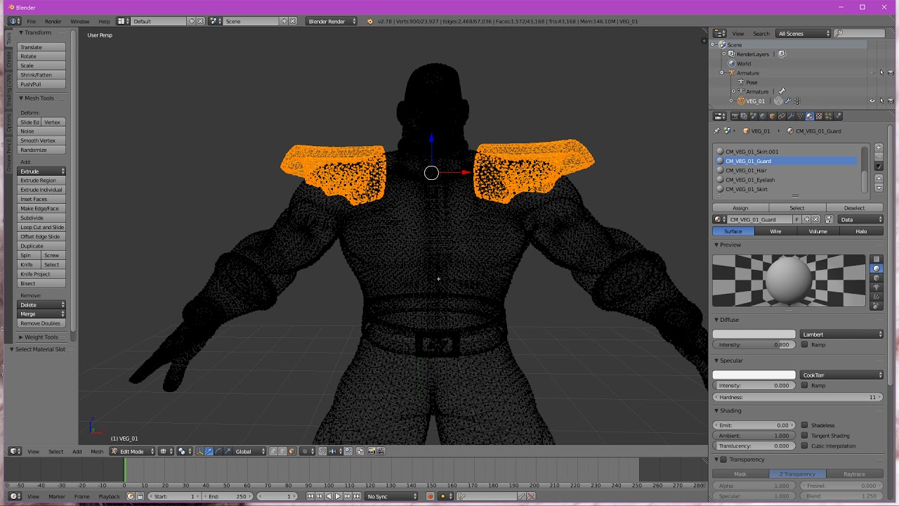 SFV Modding Tutorial - Creating Zombie Bison - Pt.2 Removing & Reassigning Materials 4k 60FPS ...