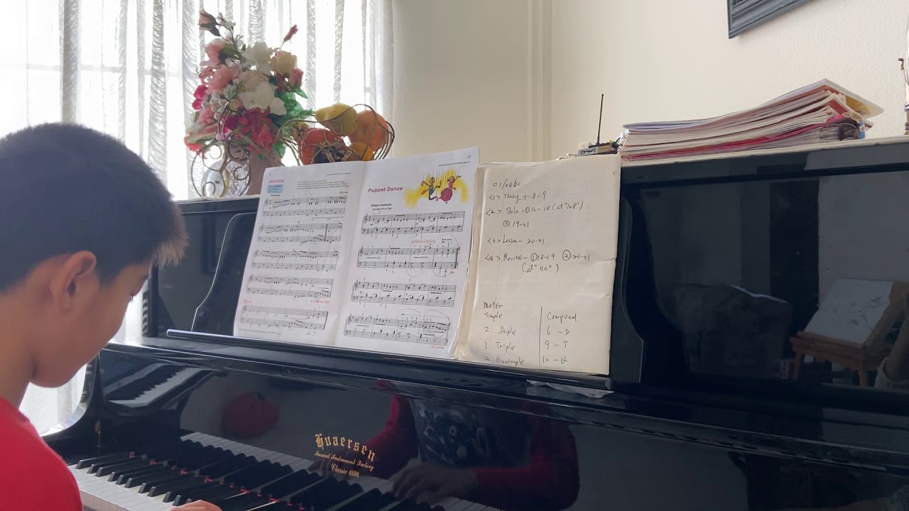 Puppet Dance (PIANO) Alfreds Book Level Three - YouTube