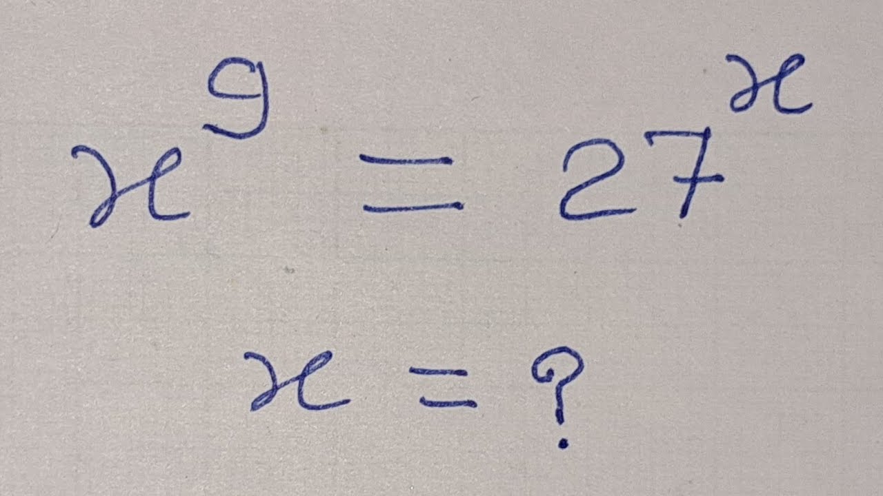 A Nice Math Olympiad Algebra Problem | Can You Solve This ? | Nice ...