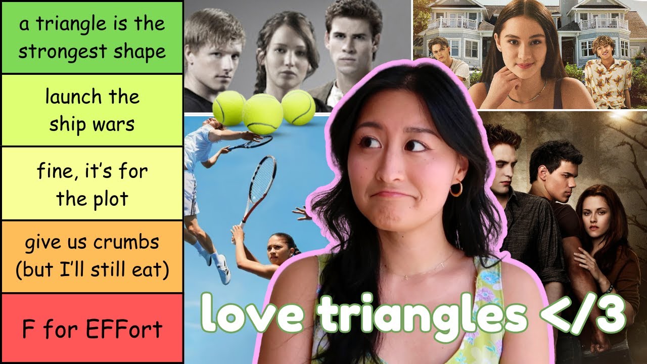 tier ranking iconic love triangles because I watched Challengers - YouTube