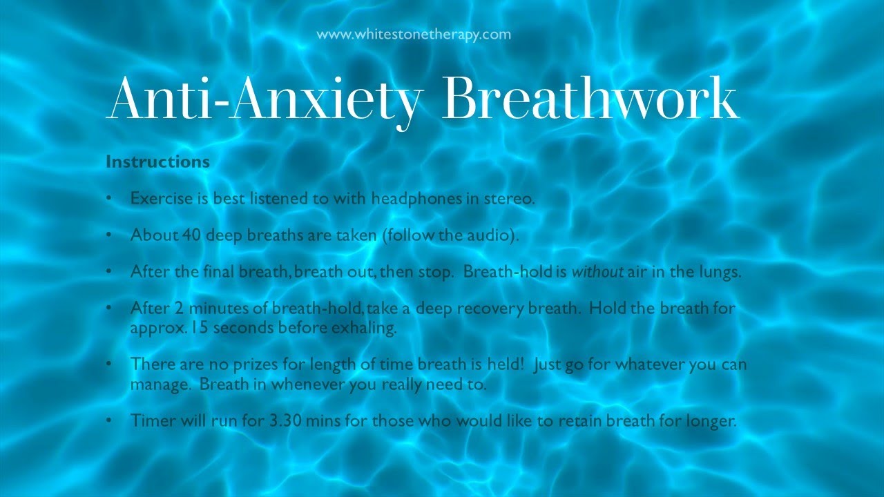 Anti-Anxiety Breathing technique - 2 minute breath hold & NLP. - YouTube