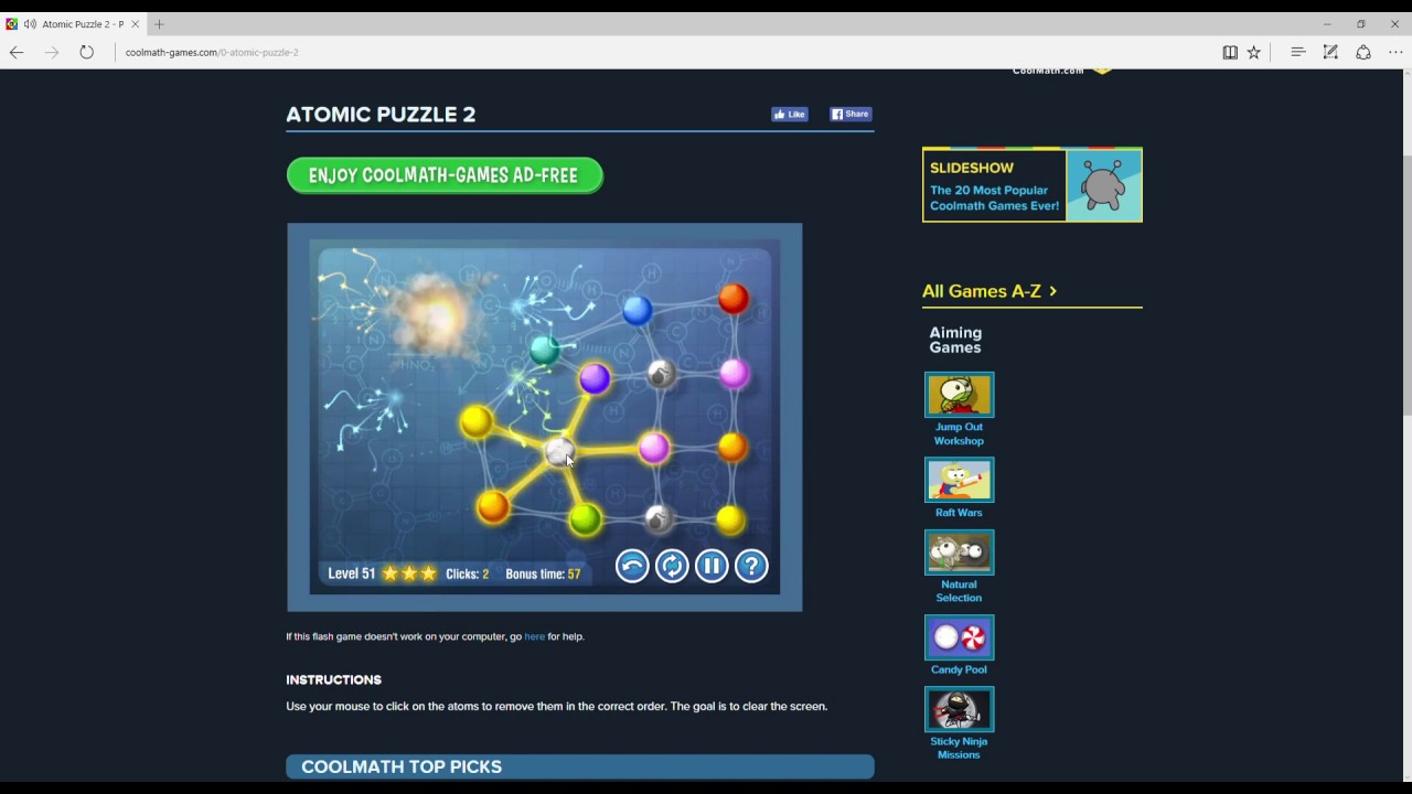 Atomic puzzle 2 part 3 - YouTube