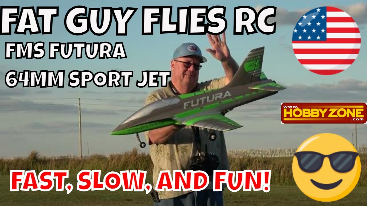 FMS FUTURA 64MM SPORT JET FAST ,SLOW, ALL FUN by Fat Guy Flies RC - YouTube