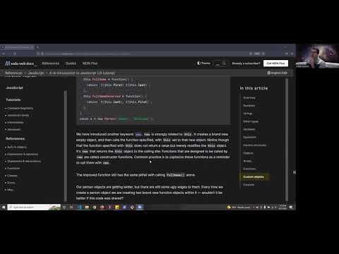 Walkthrough for MDN's Re-Introduction to JavaScript Tutorial Part 2 - YouTube