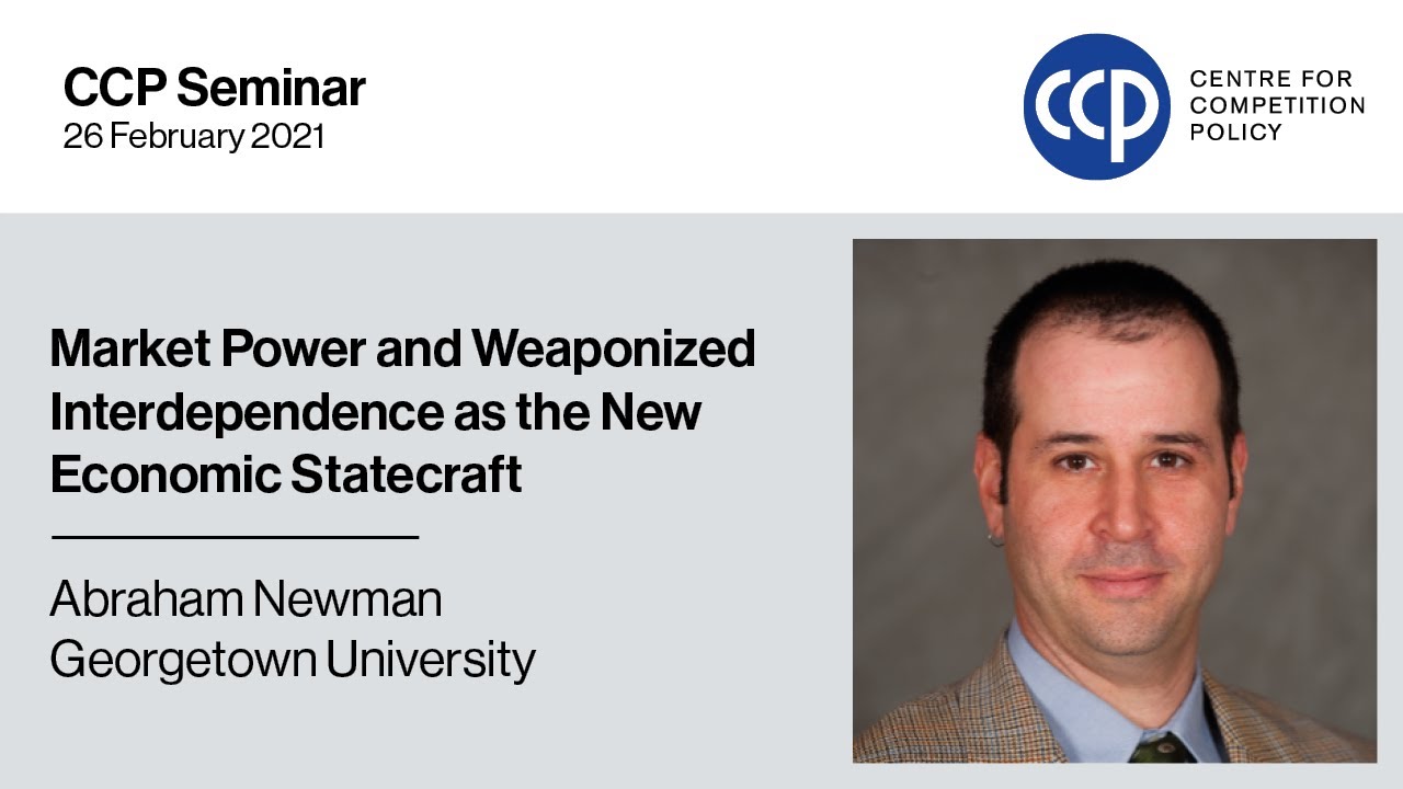 CCP Seminar - Abraham Newman (Georgetown University) - YouTube