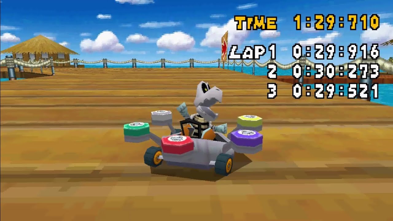 Mario Kart DS - Cheep Cheep Beach 1:29:710 - YouTube