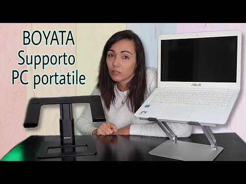 SUPPORTO PC PORTATILE BOYATA : solido e regolabile