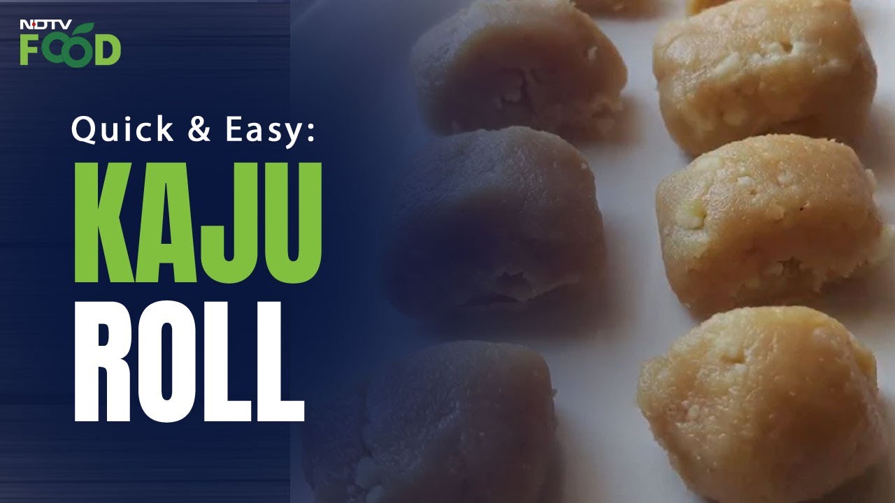 How To Make Kaju Roll | Easy Kaju Roll Recipe - YouTube