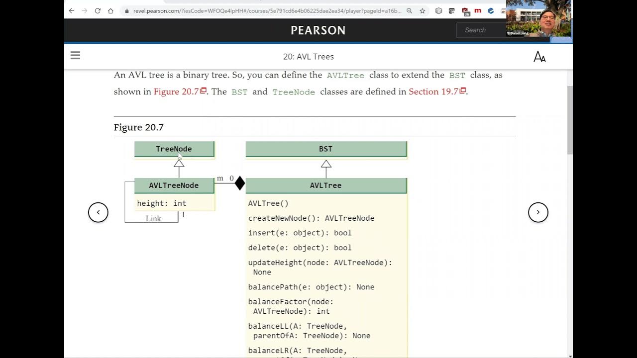 Daniel Liang Python Video Section 20.3 AVLTree Class Design - YouTube