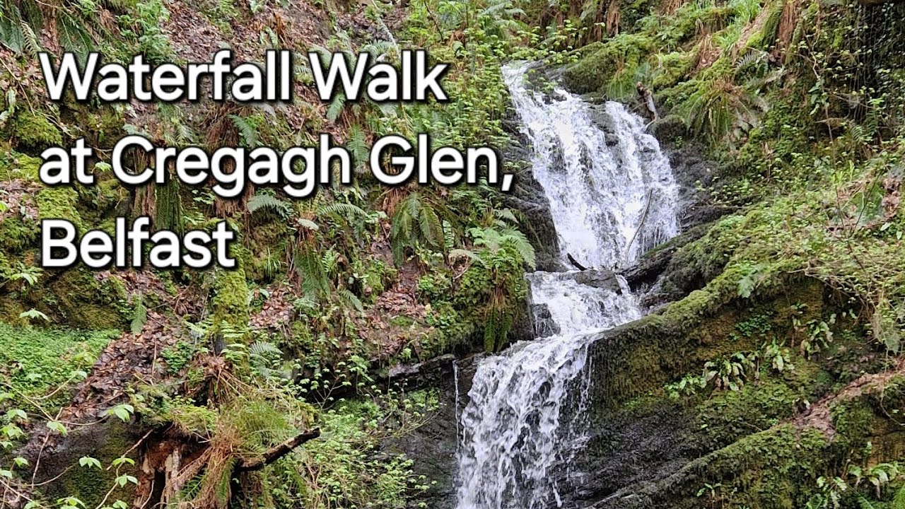 Waterfall Walk at Cregagh Glen, Belfast - YouTube