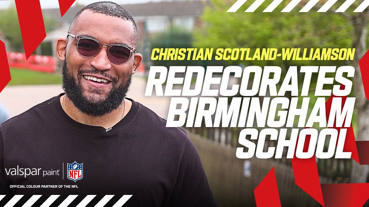 Christian Scotland-Williamson & NFLUK team up with Valspar to give back ...