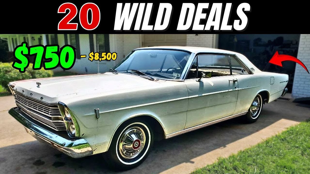 20 Great Classic Car Picks Today from $750 to $8,500! - YouTube