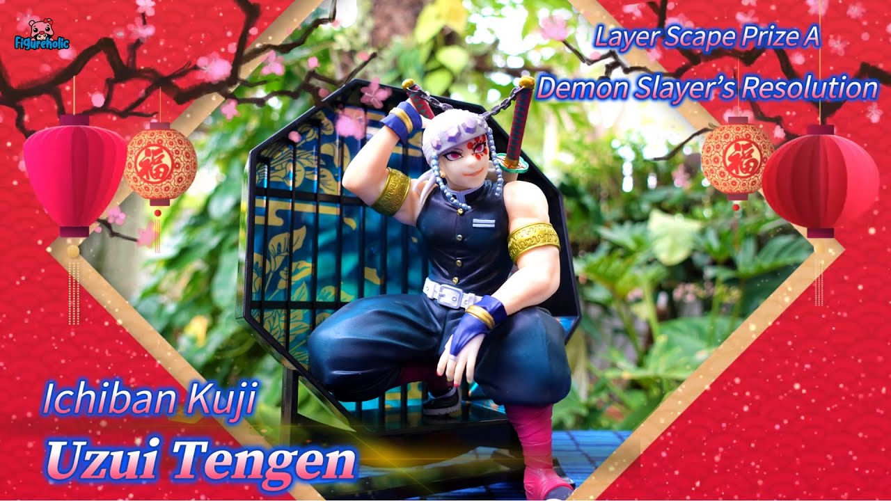 [Figureholic] 4k* Ichiban Kuji Uzui Tengen Demon Slayer’s Resolution Layer Scape Prize A [Eng ...
