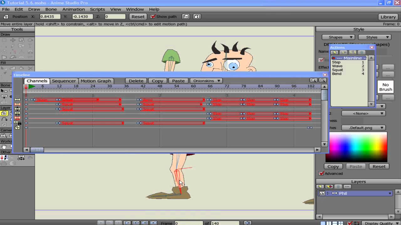 Anime Studio Tutorial 5.6 - YouTube