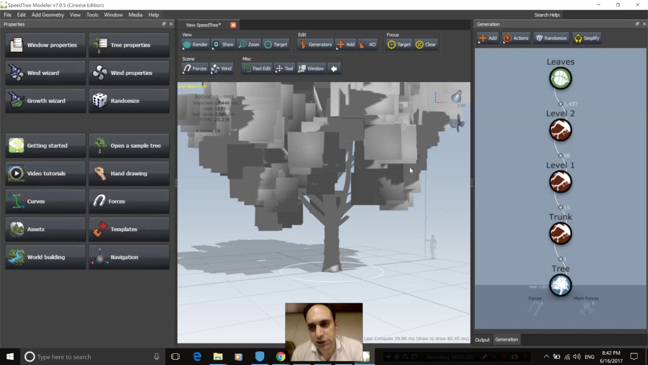 2- آشنایی - آموزش SpeedTree Cinema - سعید طوفانی - YouTube